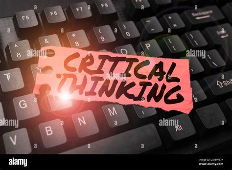 Inspiration Showing Sign Critical Thinking Word Written On Sequence Of Stages Of A Project