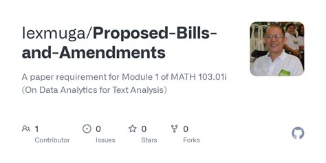 Github Lexmugaproposed Bills And Amendments A Paper Requirement For