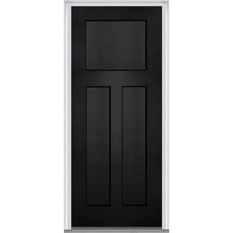 Mmi Door 32 In X 80 In Left Hand Inswing Craftsman 3 Panel Shaker