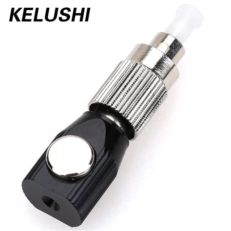 KELUSHI Fiber Optic Adapter FC Round Single Mode Multimode Bare Fiber Adaptor In Fiber Optic