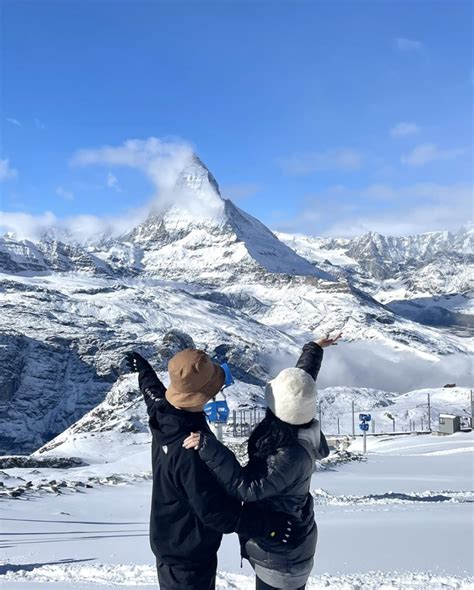 겨울왕국 실사판 ️🇨🇭 스위스 여행 체르마트 고르너그라트 마테호른 Matterhorn Ft 신라면 네이버 블로그