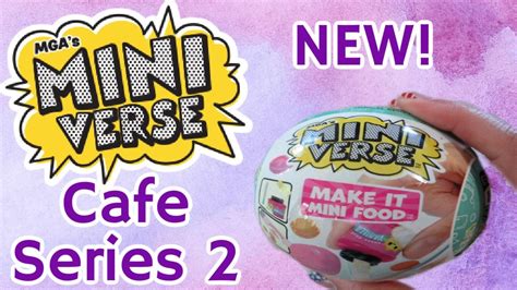 Mga S Mini Verse Make It Mini Foods Cafe Series Youtube