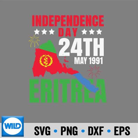 Independence Day SVG Happy Independence Eritrea Eritrean Flag Eritrea Map SVG WildSvg