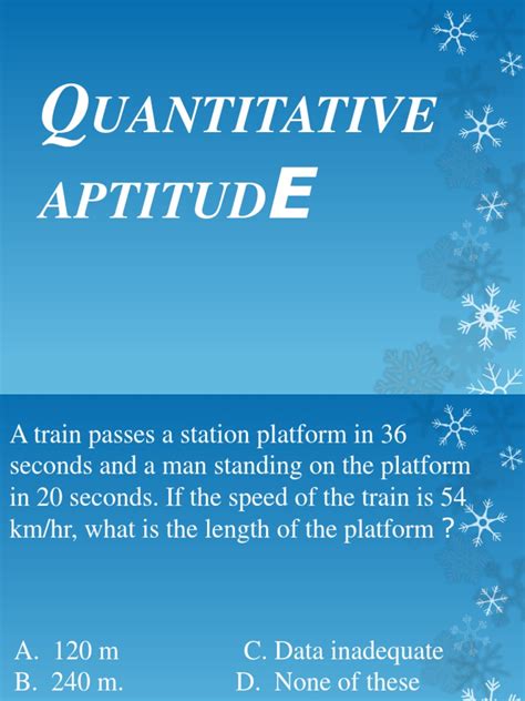 Quantitative Aptitude Pdf Speed Metre
