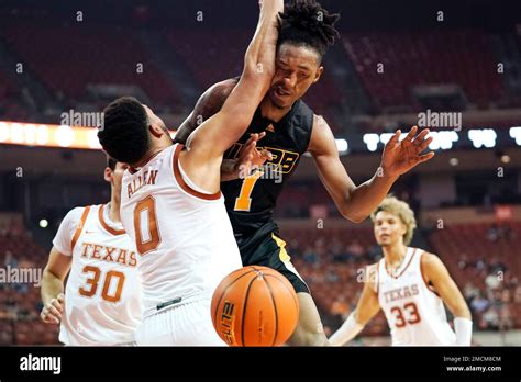 Arkansas Pine Bluff Guard Kylen Milton 1 Is Fouled By Texas Forward