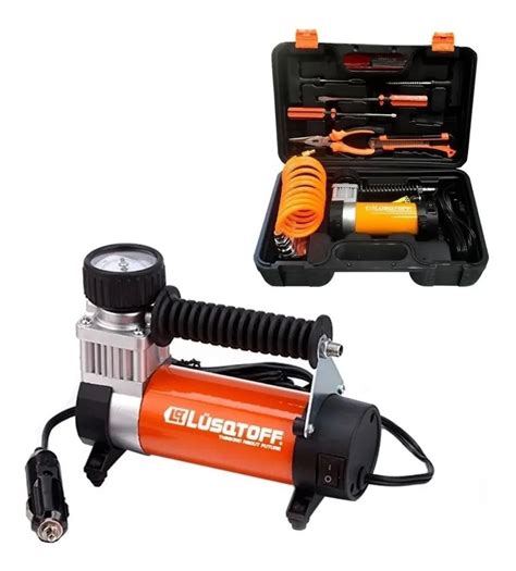 Mini Compresor Inflador Lusqtoff Mcil12 8 110psi Con Maletin