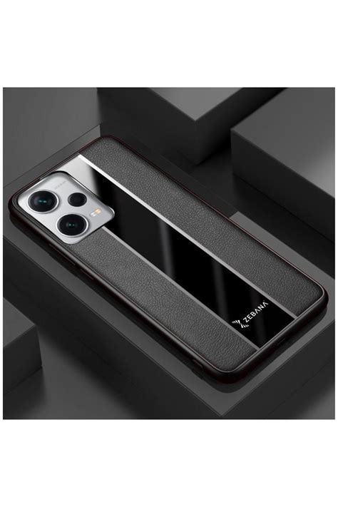 Zebana Xiaomi Redmi Note 12 Pro 5g Uyumlu Kılıf Premium Deri Kılıf