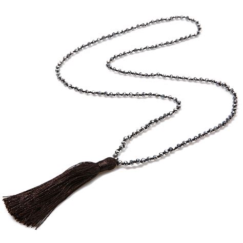 Maxi Bohemian Tassel Necklace Top Tier Style