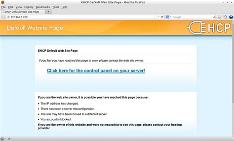 EHCP Default Web Site Page Mozilla Firefox 022 Png Unixmen