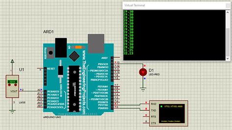Temperature Sensor With Led Indicator Using Arduino Computer Scientist