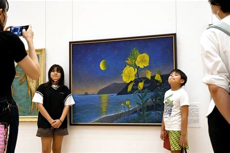 天草の山を描いた迫力ある作品 望郷の絵、ハンセン病知って 恵楓園の「金陽会」作品展 不知火美術館 写真・画像23｜【西日本新聞me】