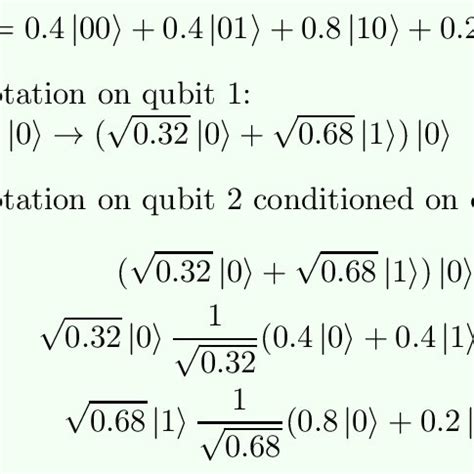 Vector state preparation illustrated for 4 dimensional state φ Download Scientific Diagram