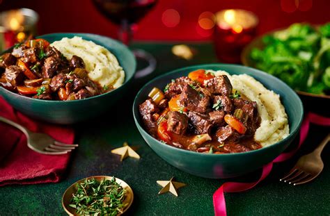 Mulled Wine Braised Beef Recipe Christmas Mains Recipes Tesco Real Food