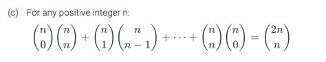 Solved Exercise 12 1 4 Proving Combinatorial Identities