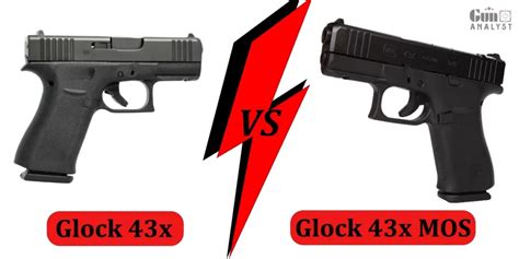 Key Differences Between The Glock 43X And 43X MOS 2025 GunAnalyst