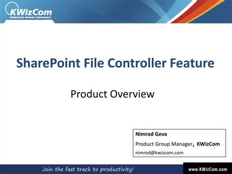 ppt sharepoint file controller feature powerpoint presentation free