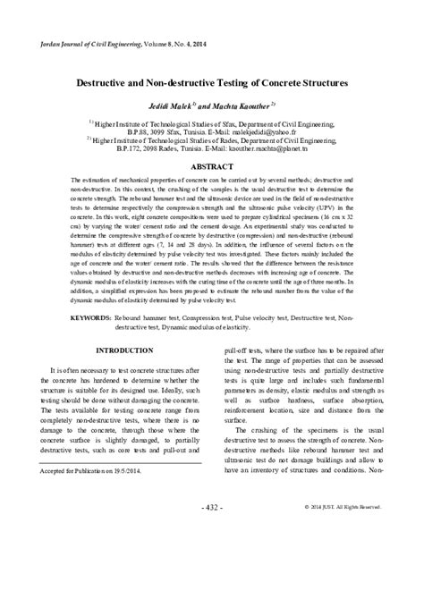 pdf destructive and non destructive testing of concrete structures