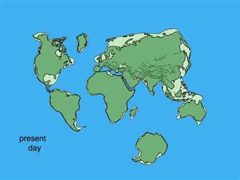 Pangea Breakup And Continental Drift Animation With Eurasian