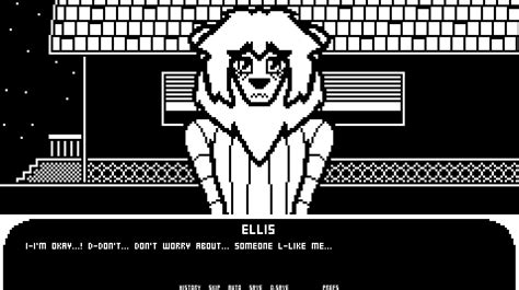 a 1 bit black and white vn devlogs