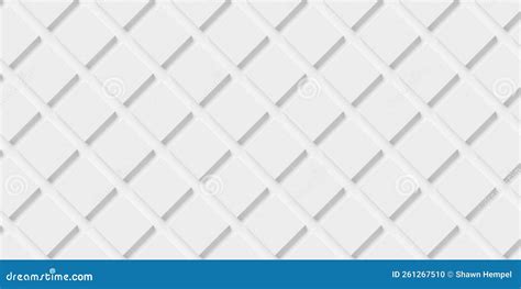 Array Of Offset White Cube Boxes Block Background Wallpaper Banner Full