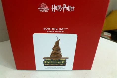 Hallmark Harry Potter Sorting Hat Christmas Ornament With Sound And