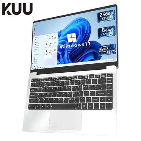 KUU Ноутбук X3 Windows11 с диагональю 14,1 дюйма, 8 ГБ DDR4, 256 ГБ ...