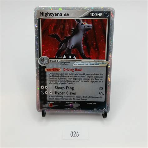 Mightyena Ex 101110 Ex Holon Phantoms Beck Auctions Inc