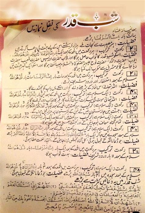 Shab E Qadr Nafil Namaz Islam Syed Qamar Nasim