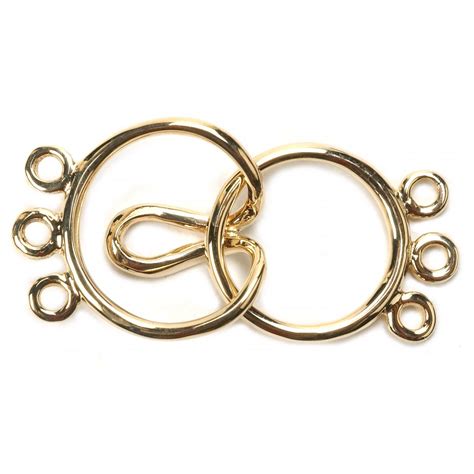 14ky Three Row Interlock Wire Clasp — Otto Frei
