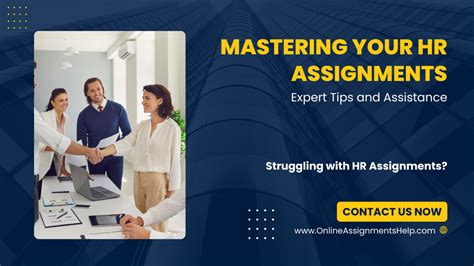 Mastering Your Hr Assignments Expert Tips And Assistance