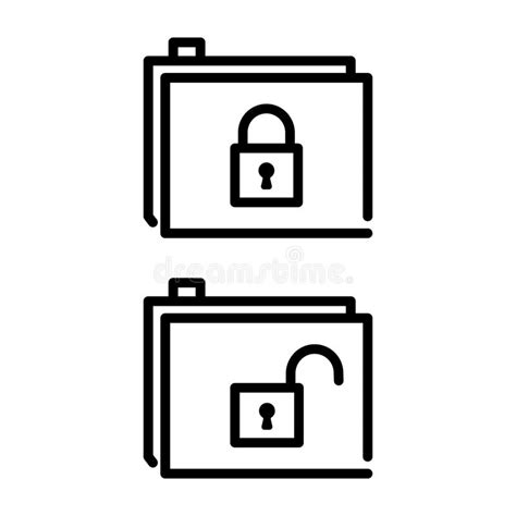 Linear Folder Icon From Education Outline Collection Thin Line Folder Vector Isolated On White