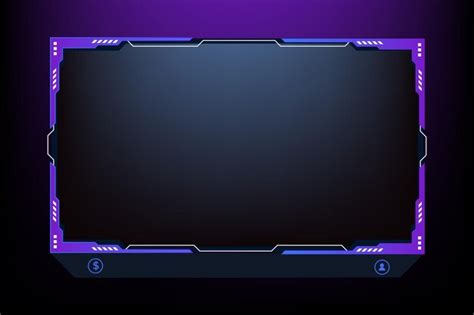 Premium Vector Digital Live Streaming Overlay Vector Broadcast Screen