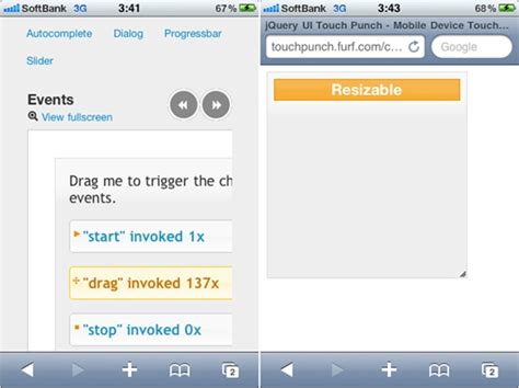 Jquery Uiをタッチデバイスに対応させるためのライブラリ・jquery Ui Touch Punch かちびとnet