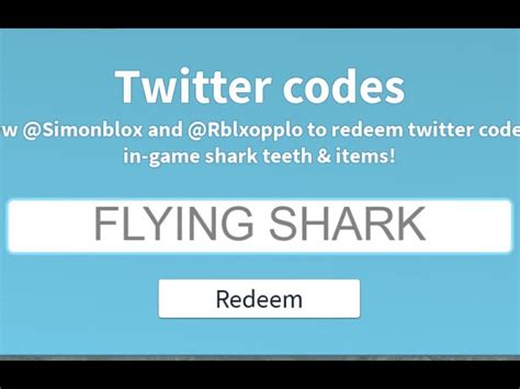 Roblox Sharkbite Codes For December 2022 Free Shark Teeth