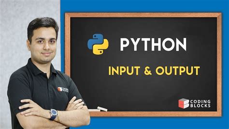 Learn Python Input Output In Python Youtube