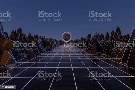 3d 배경 일러스트 80 년대 장면 신디웨이브와 레트로 웨이브에서 영감을 0명에 대한 스톡 사진 및 기타 이미지 0명