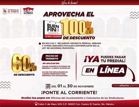 El Fuerte Extiende Descuentos Del Buen Fin Durante Todo El Mes De Noviembre Luz Noticias