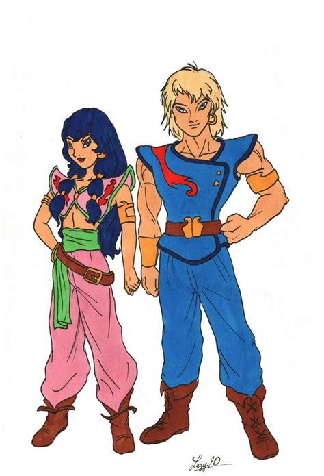 The Pirates Of The Dark Water Tula And Ren By Lazy2d On Deviantart