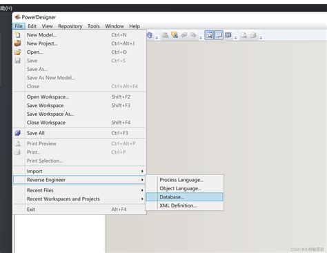 Powerdesigner：pdm文件与sql文件互相转，数据库类型切换pdm转sql Csdn博客
