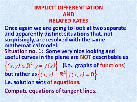 Implicit Differentiation Formula