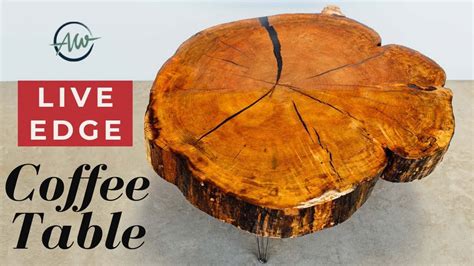 Create A Stunning Live Edge Coffee Table Diy