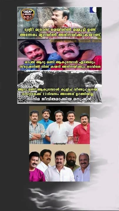അന്നും ഇന്നും 🔥 Mammootty Manojkjayan Mohanlal Karikku Thoppi