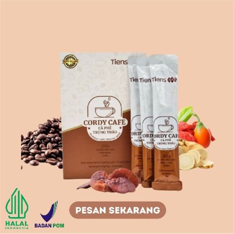 Jual Promo Cordy Cafe Tiens Kopi Kuat Dan Penambah Stamina Pria Kuat