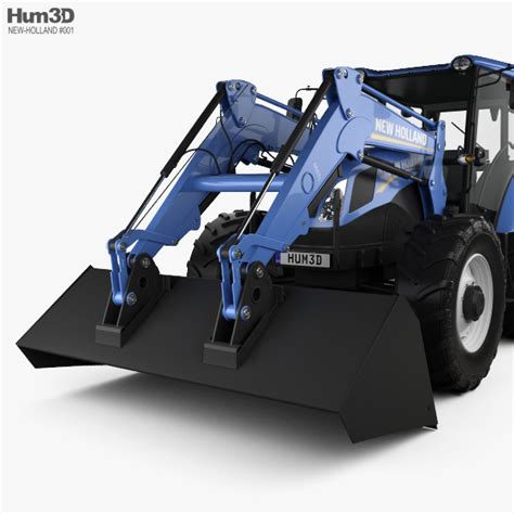 New Holland Td5 装载机 2017 3d模型 车辆 On 3dmodels