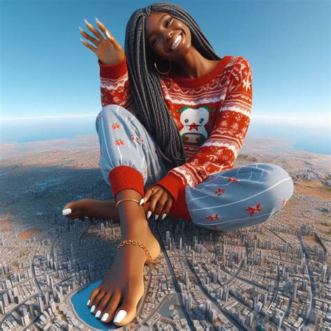 Ebony Giantess Center Of Attention By Hersheykisstoes On Deviantart