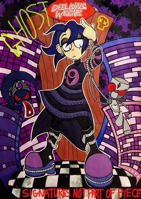 Tak The Hideous New Girl Invader Zim Invader Zim Invader Zim Characters Colour Pencil Shading