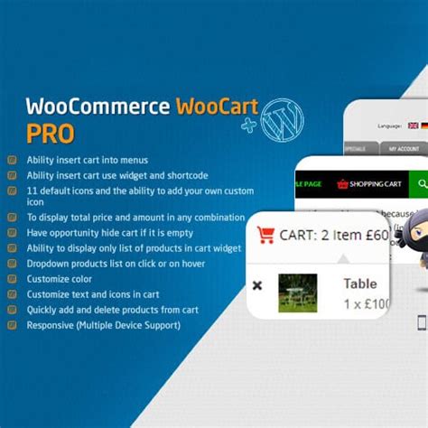 WooCommerce Cart WooCart Pro GPLRock