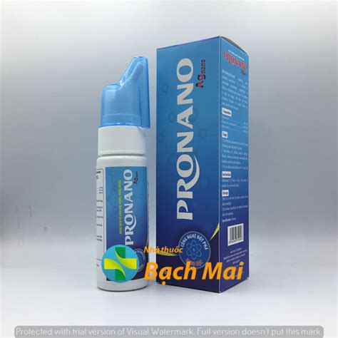 Pronano Ag Nano Ml Nh Thu C B Ch Mai