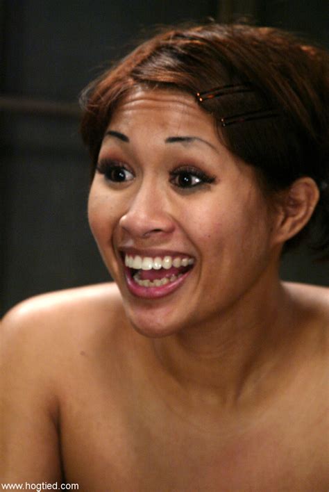Naked Asian Female Dragonlily Endures Caning And Nipple Weighting In A