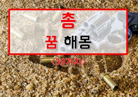 총 꿈 39가지 해몽 총맞는 꿈 총맞은 꿈 총에 맞는 꿈 총쏘는 꿈 총을 쏘는 꿈 총에 맞아 죽는 꿈 총사는 꿈 Helpful Information